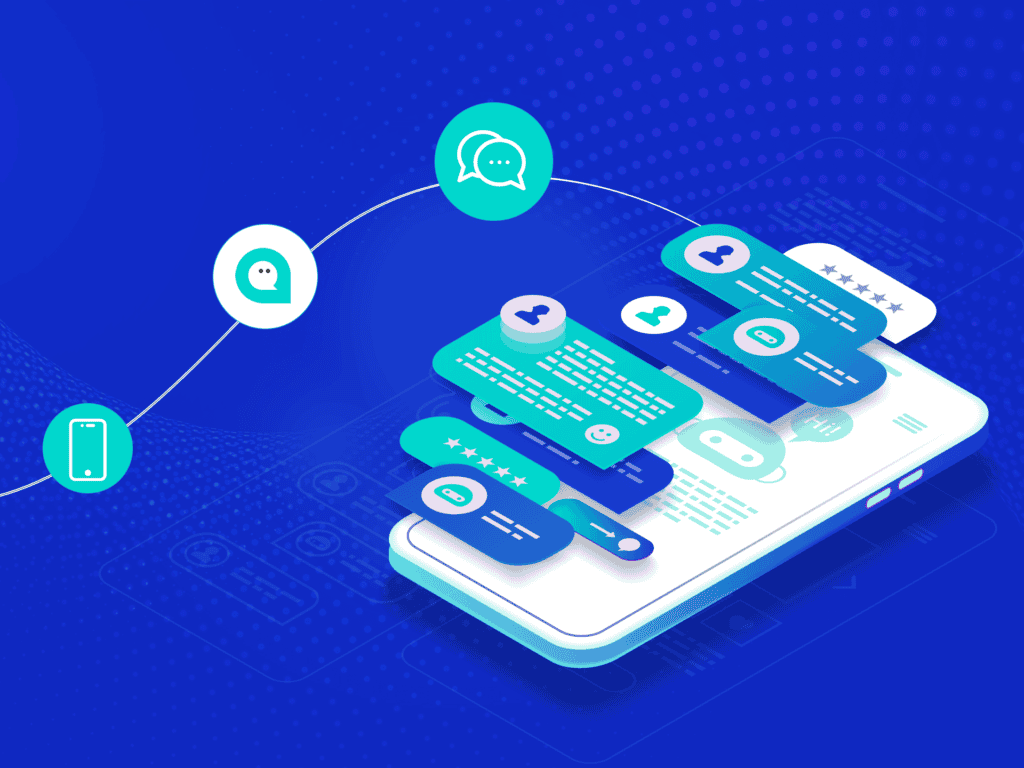 How does a web chat work within an omnichannel customer service system ...