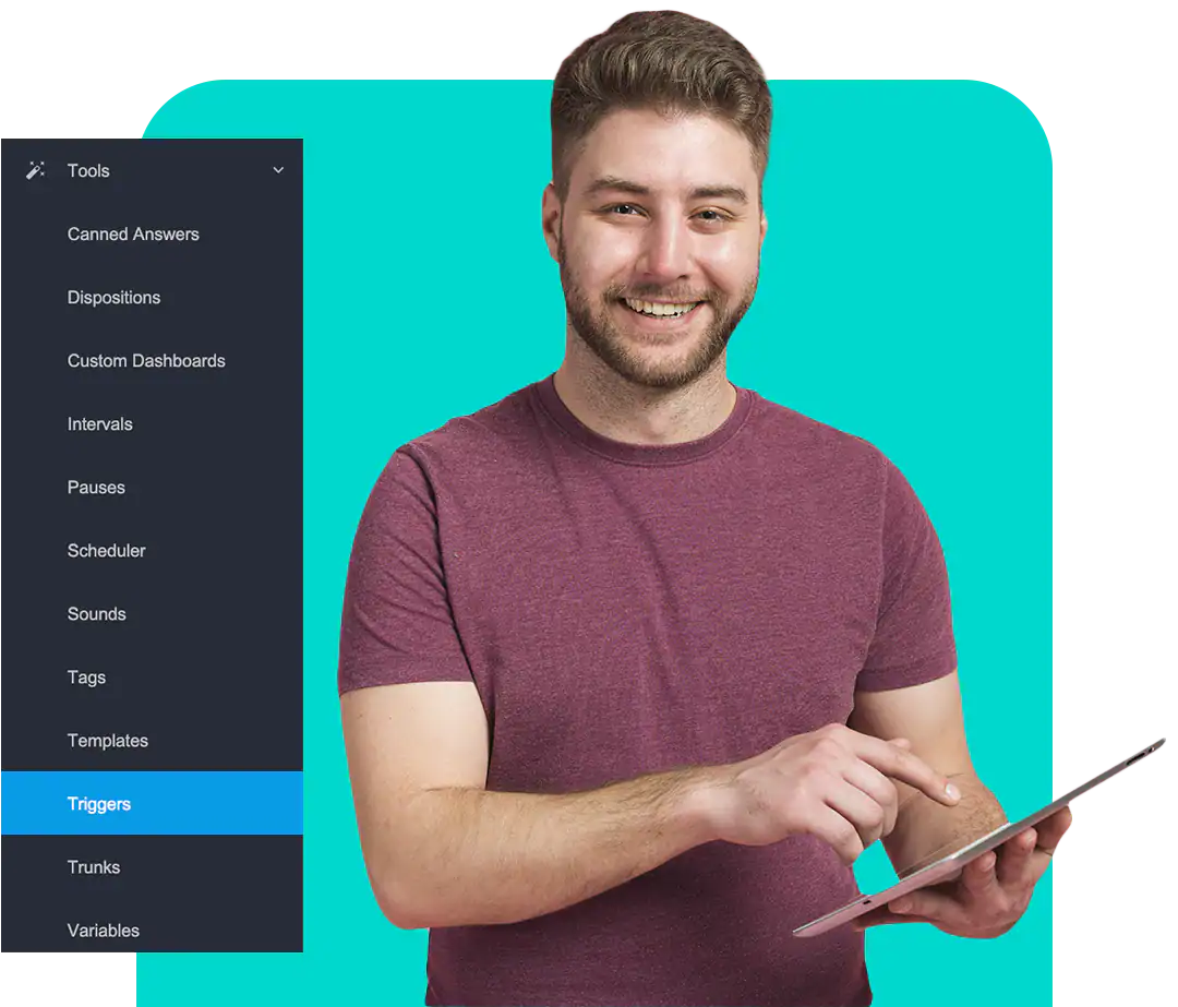 Software XCALLY Call Center - Trigger & Automation